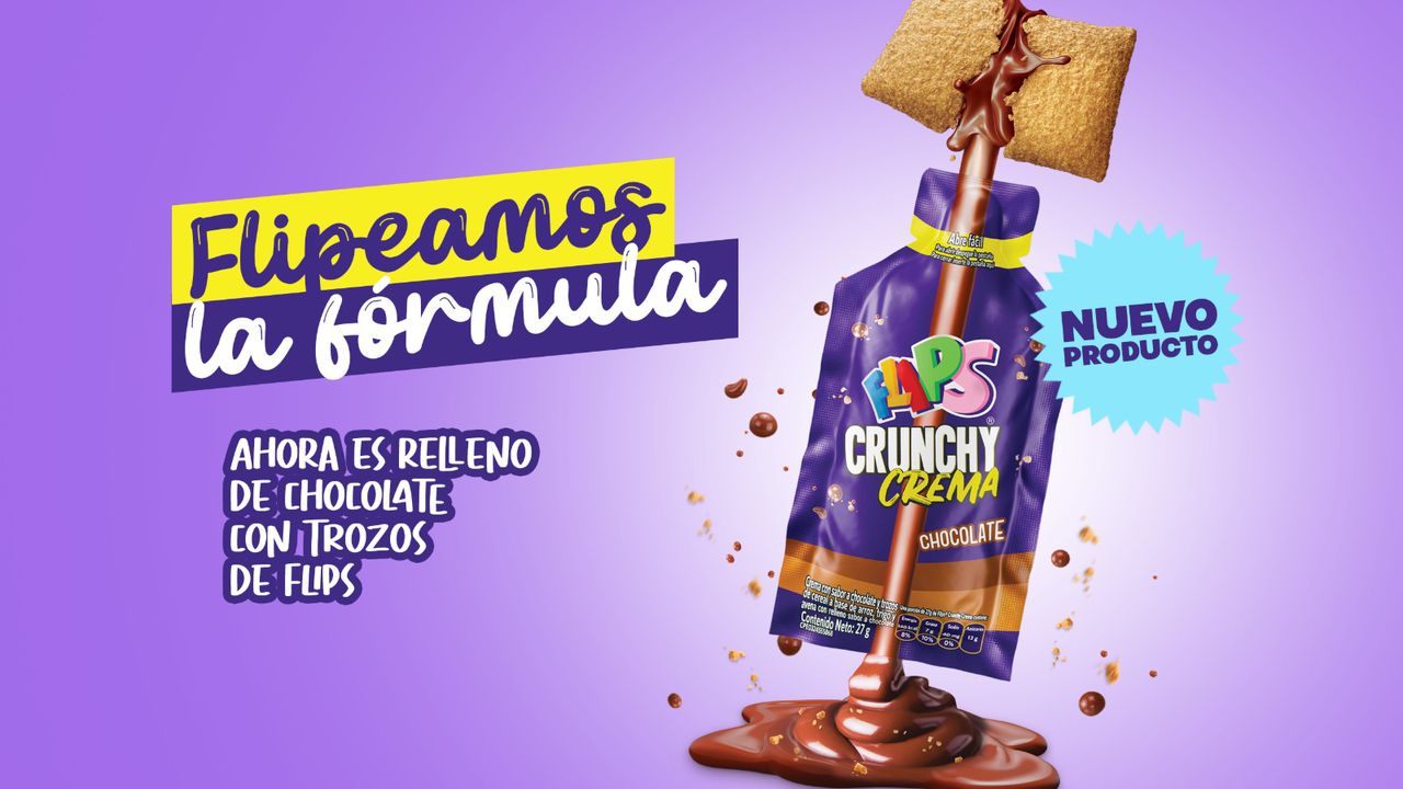 Flips Crunchy Crema: el nuevo producto flips
